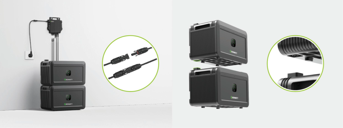 Growatt NOAH 2000 Balkonkraftwerk Speicher